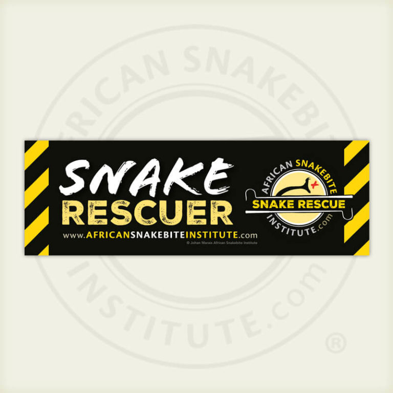 ASI Bumper Sticker - Snakes In Transit - African Snakebite Institute