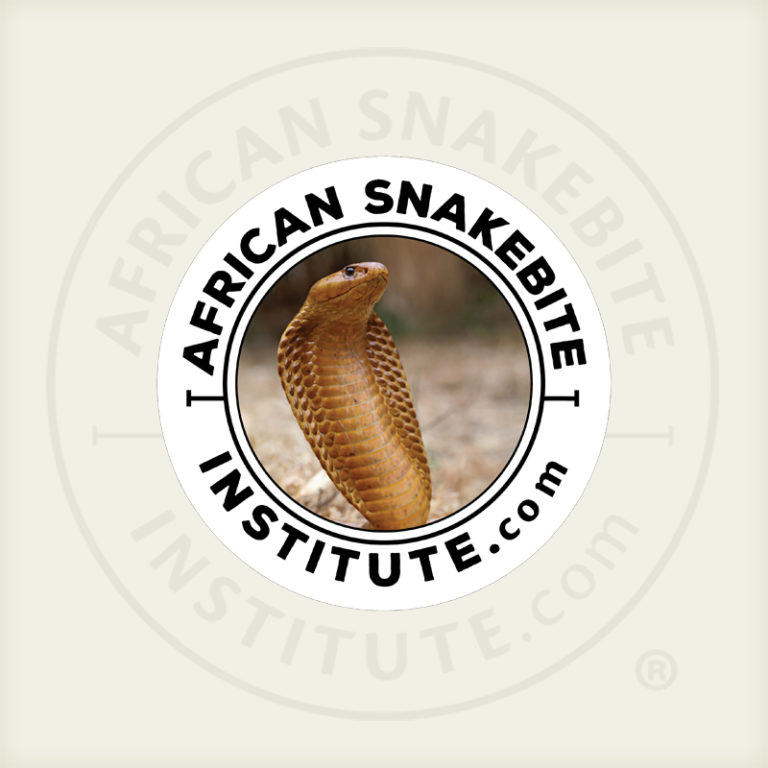 ASI Sticker - Danger Venomous Snakes - Striking Puff Adder - Large ...