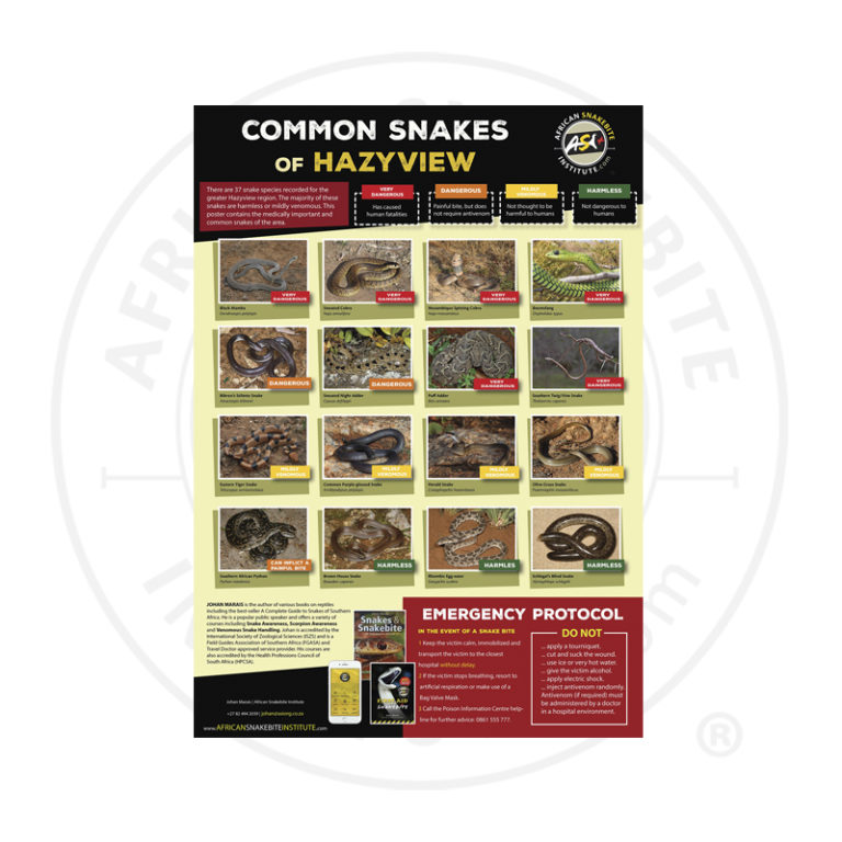 Posters - African Snakebite Institute