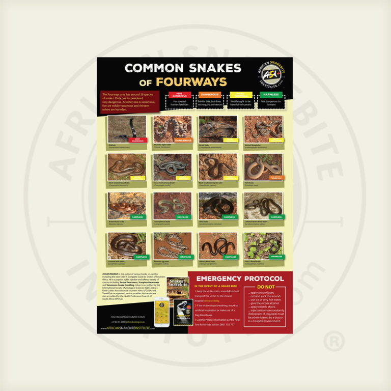 Posters - African Snakebite Institute
