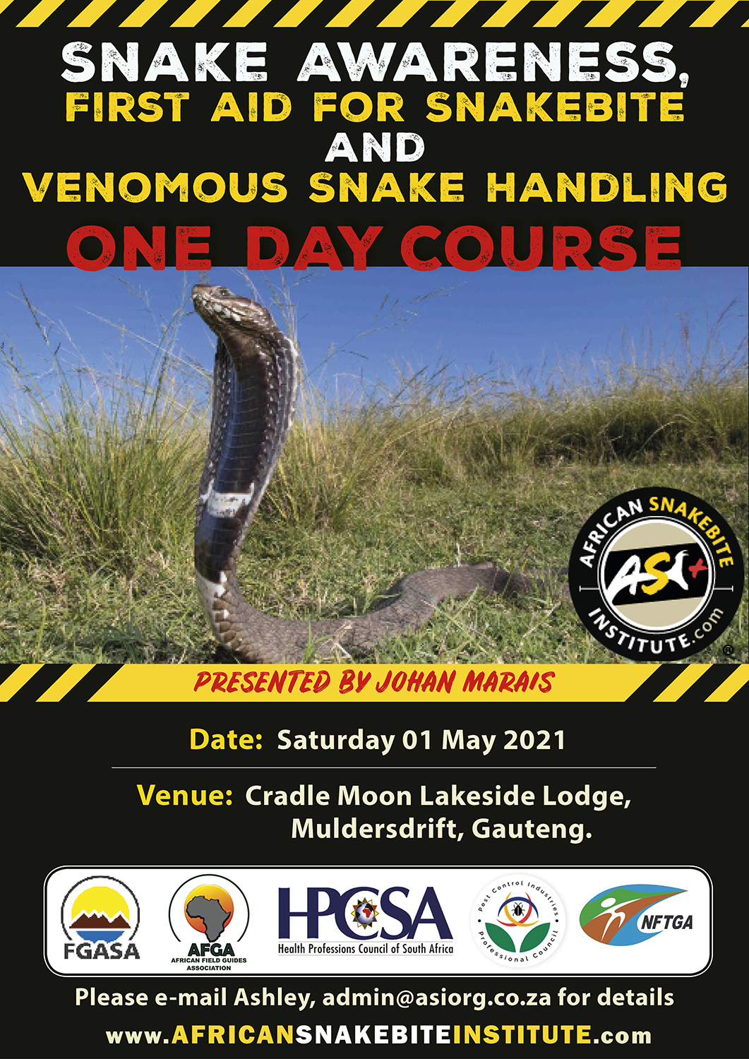 Snake Awareness & Venomous Snake Handling (Gauteng) - 2021-04-24 ...