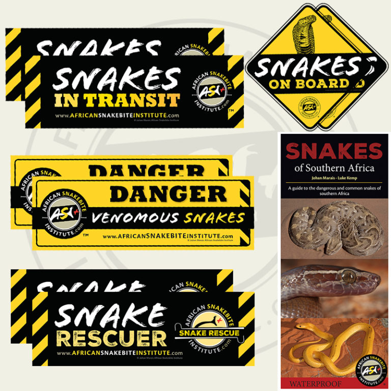 ASI Snake Sticker Combo - African Snakebite Institute