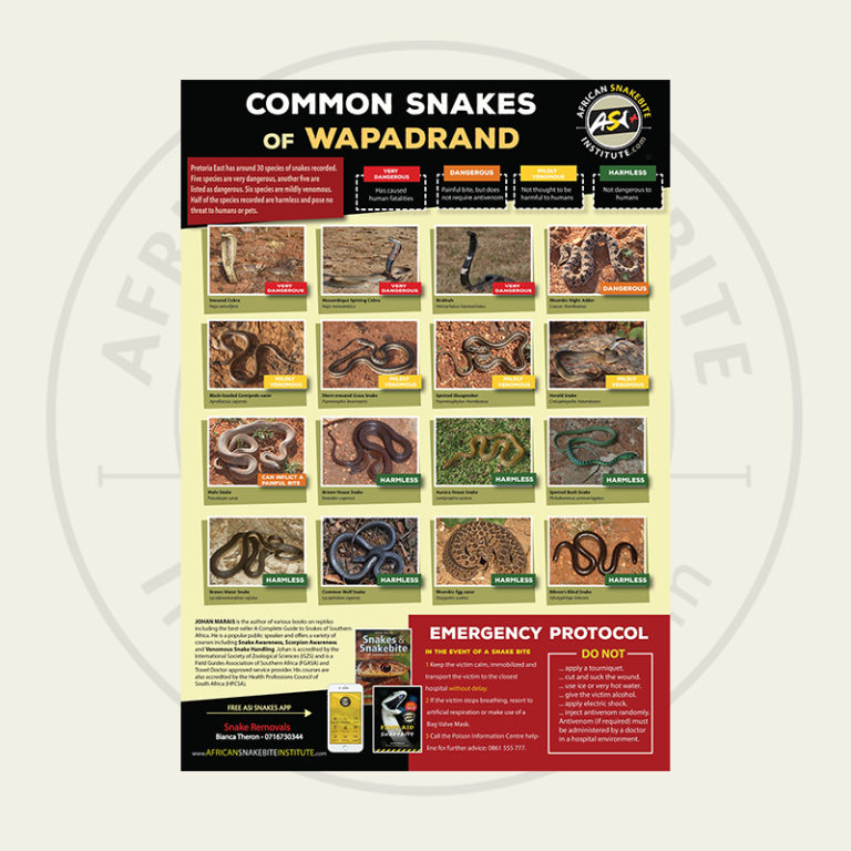 Posters - African Snakebite Institute