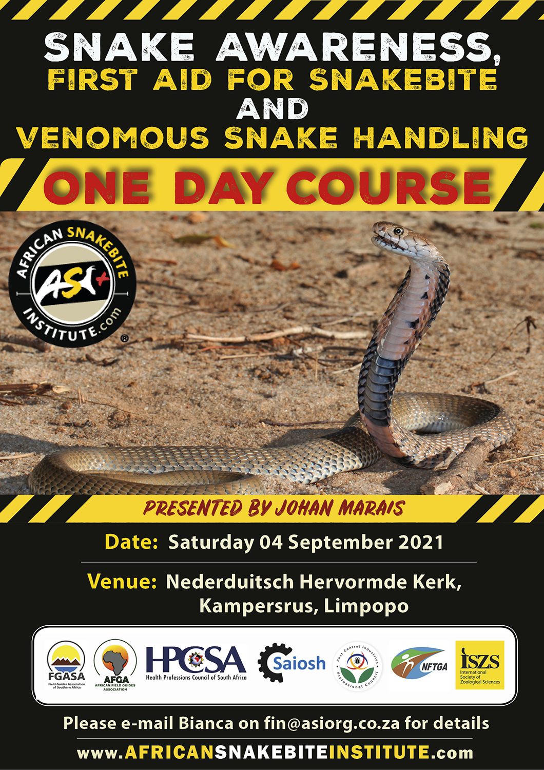 Snake Awareness & Venomous Snake Handling (Limpopo) - 2021-09-04