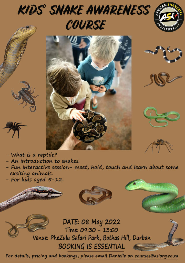Kids' Snake Awareness Course (KwaZulu-Natal) - 2022-06-05