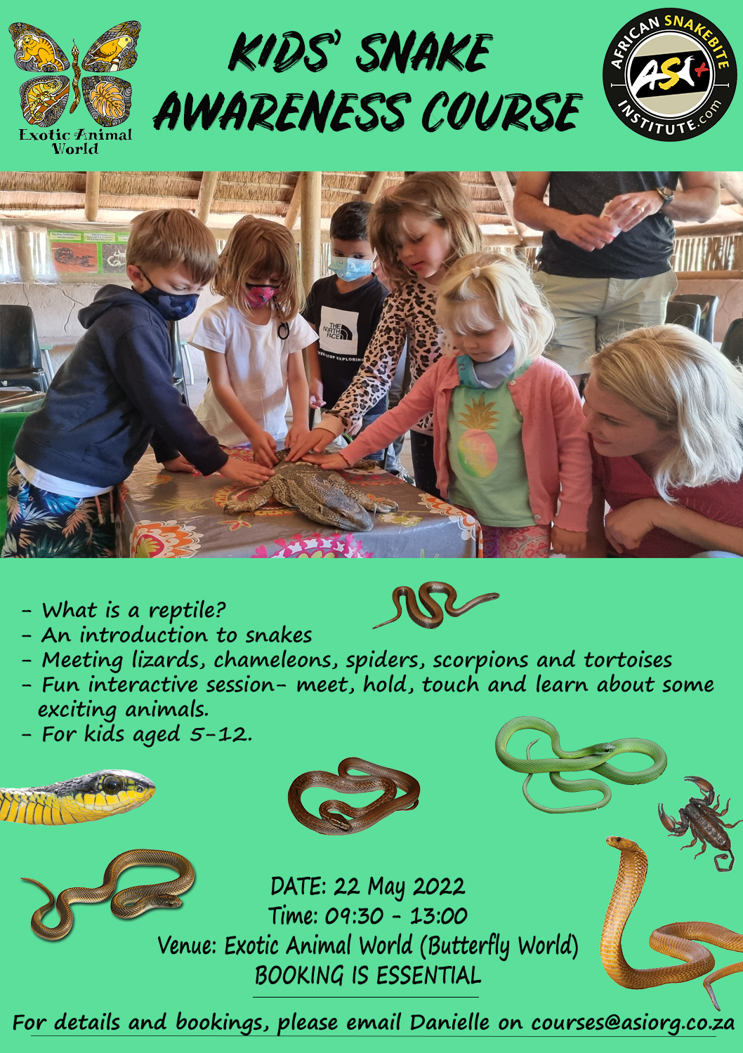 Kids' Snake Awareness Course (Western Cape) - 2022-05-22