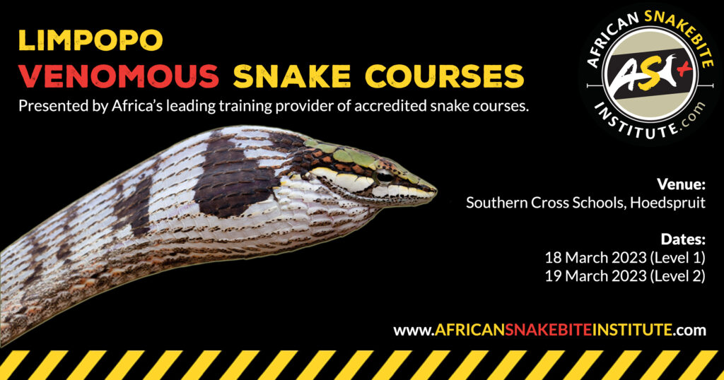 Snake Awareness & Venomous Snake Handling (Hoedspruit) - 2023-03-18