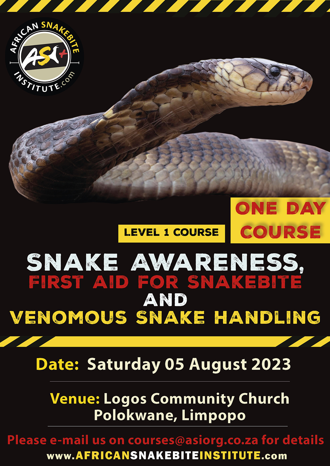 Snake Awareness & Venomous Snake Handling (Limpopo) - 2023-08-05