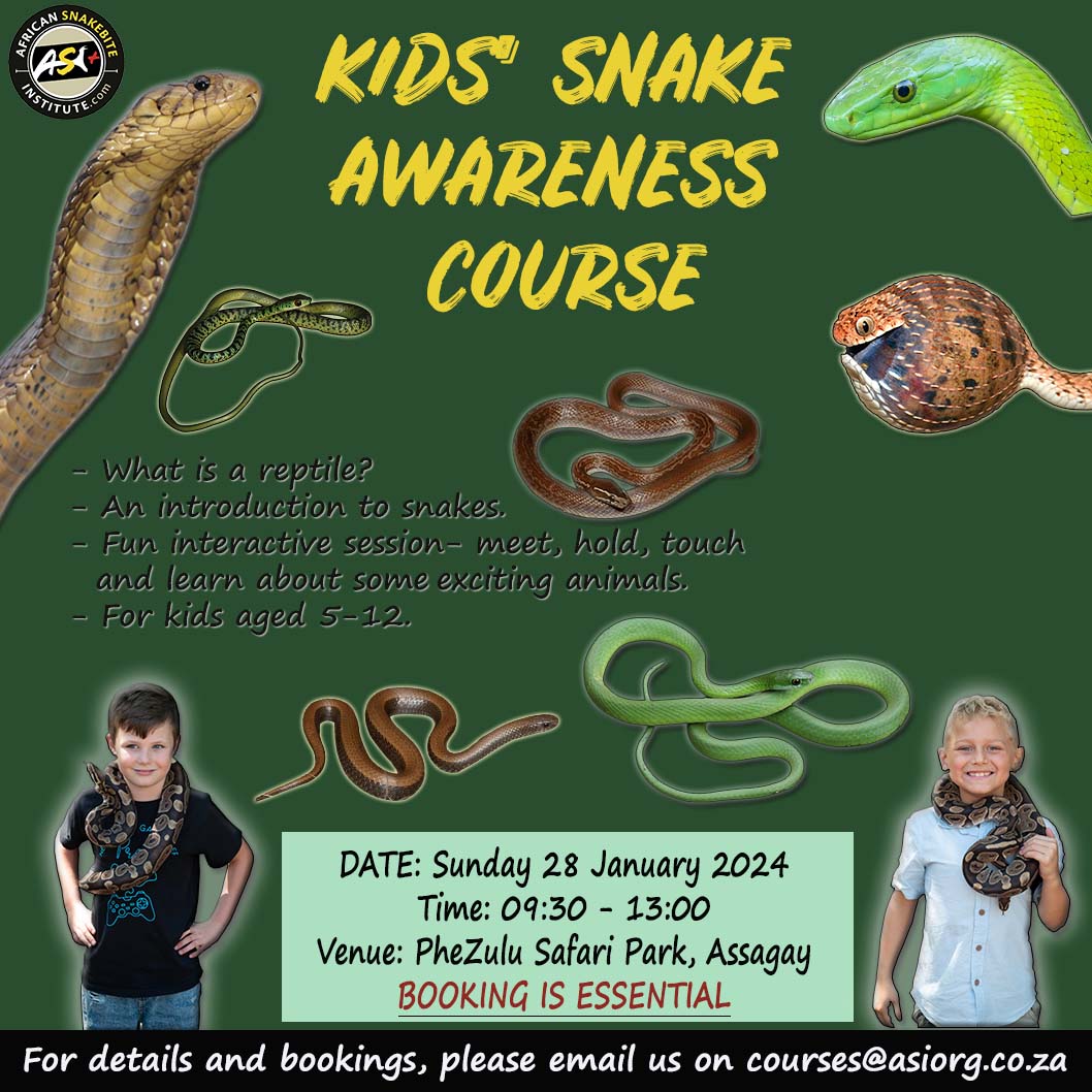 Kids' Snake Awareness Course (Kwa-Zulu-Natal) - 2024-01-28