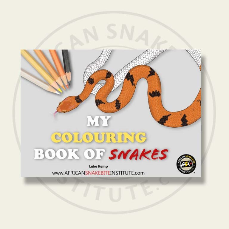 My Colouring Book of Snakes - African Snakebite Institute
