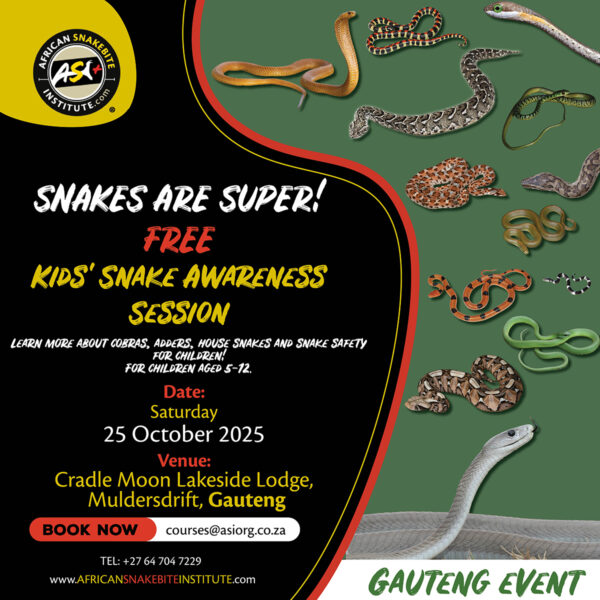 Snakes are super! Kids' Snake Awareness Session - Gauteng - Cradle Moon ...